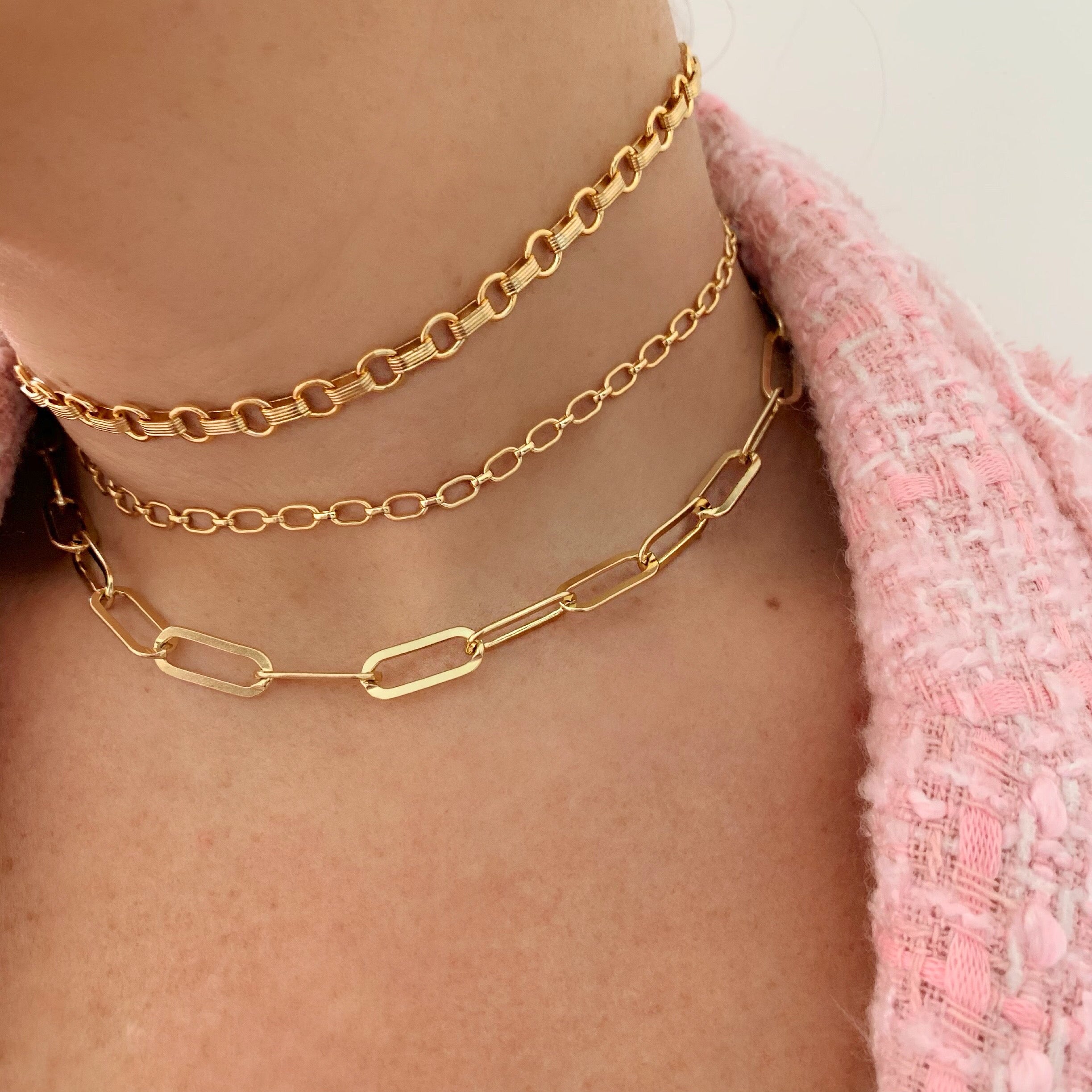 70S DREAM CHOKER 14K GOLD FILLED